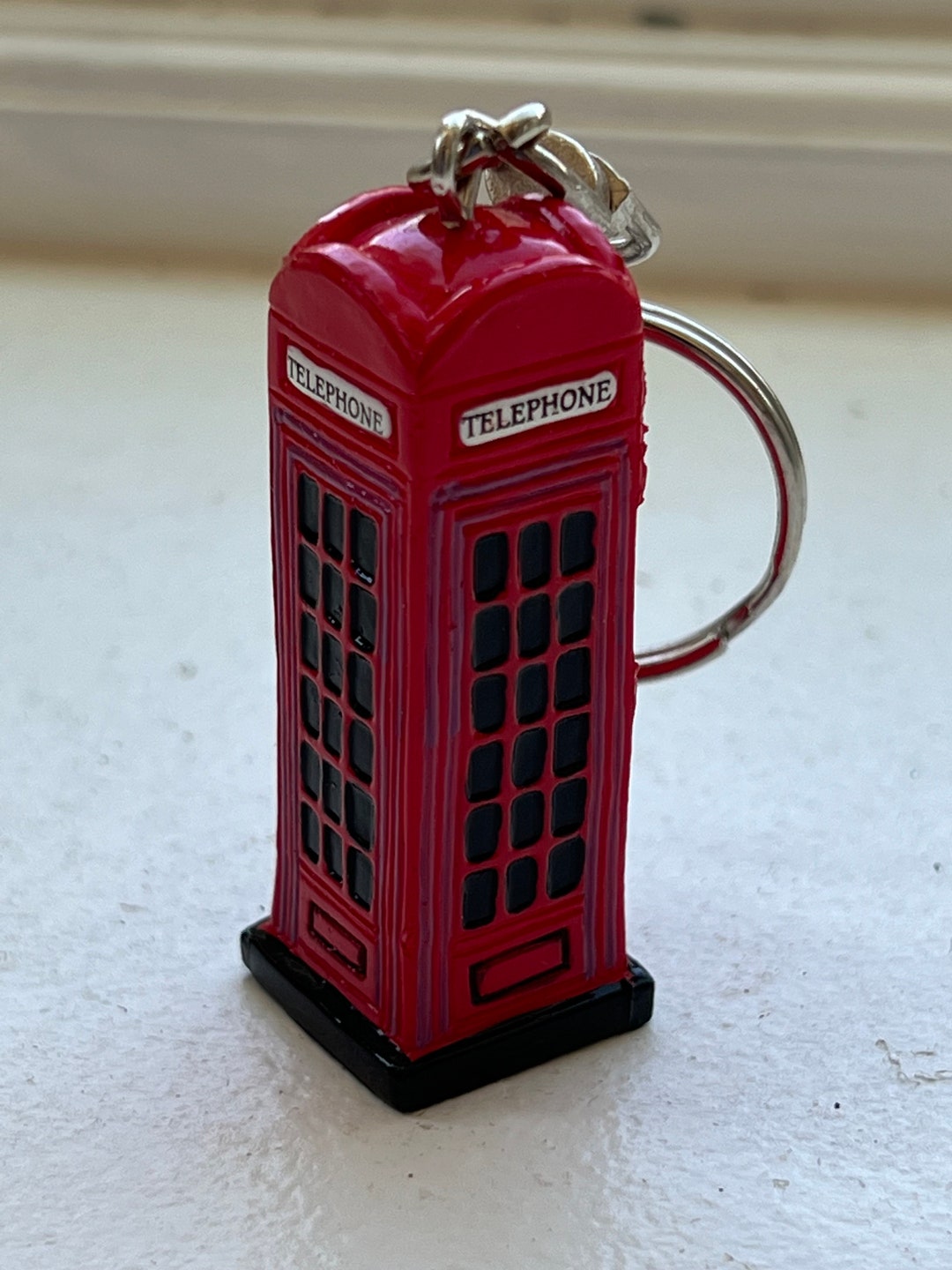 Iconic British Keychains - Red Double Decker Bus & Telephone Booth (3D ...