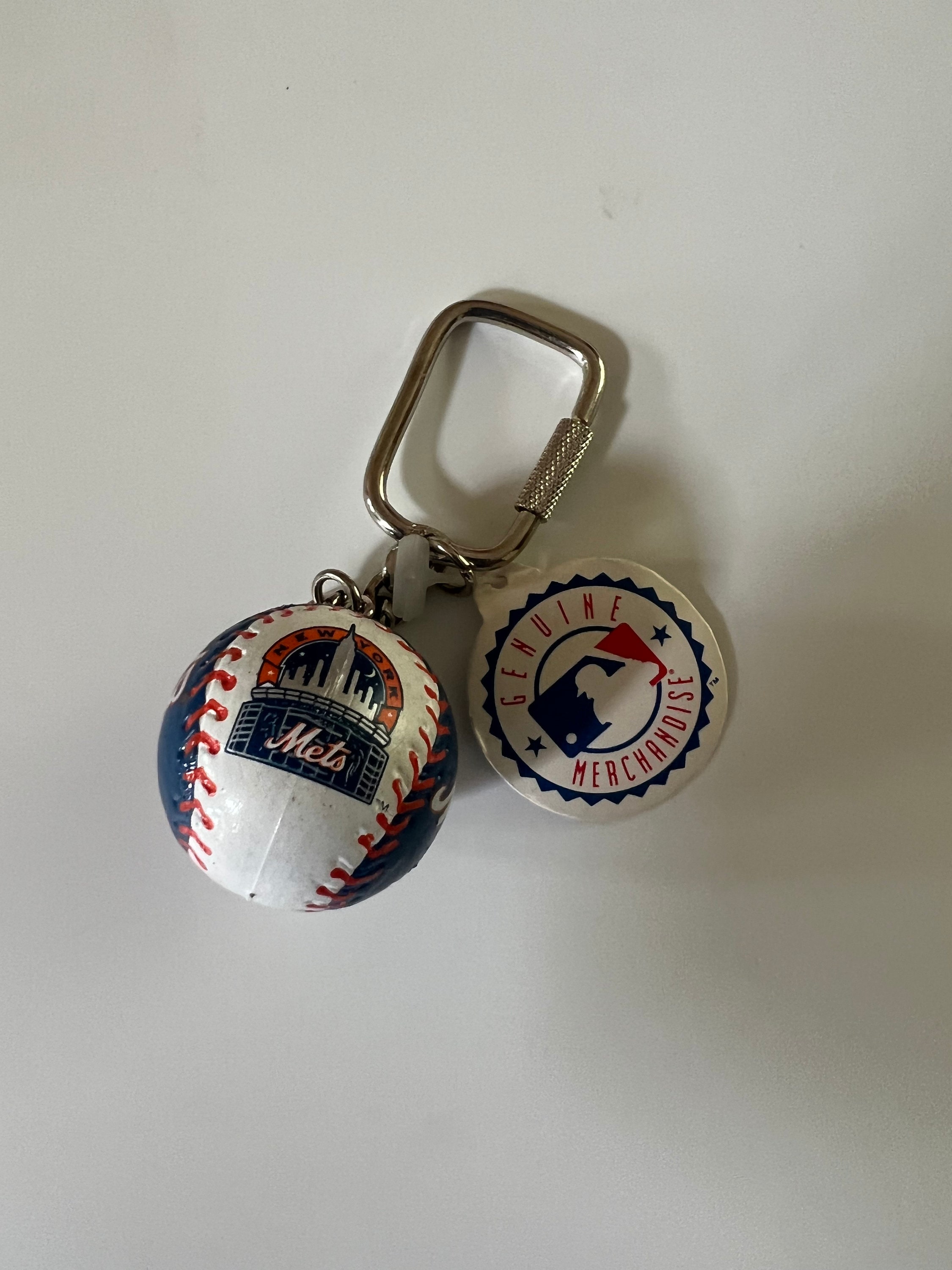 MLB Baseball Keychain New York Yankees & New York Mets Genuine MLB ...