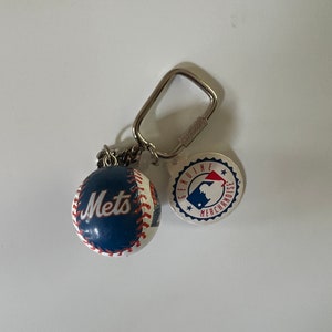MLB Baseball Keychain New York Yankees & New York Mets Genuine MLB ...