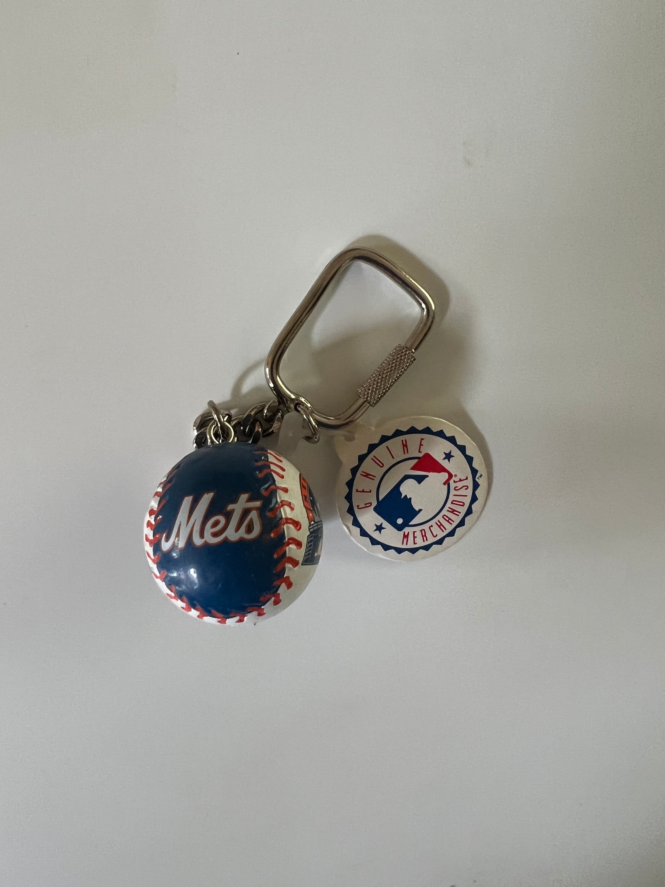 MLB Baseball Keychain New York Yankees & New York Mets Genuine MLB ...