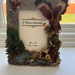 Eagle Rising - Detailed National Forest Park Picture Frame - Etsy