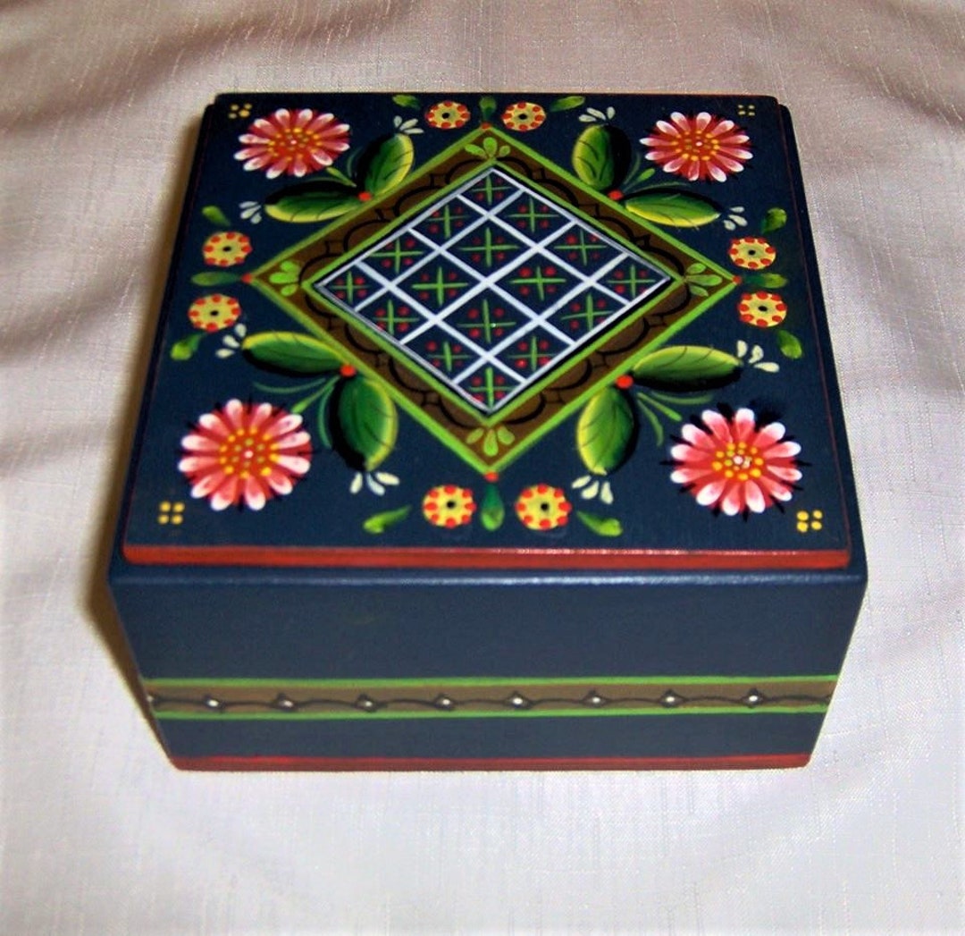 Square Wooden "os" Box Packet. - Etsy