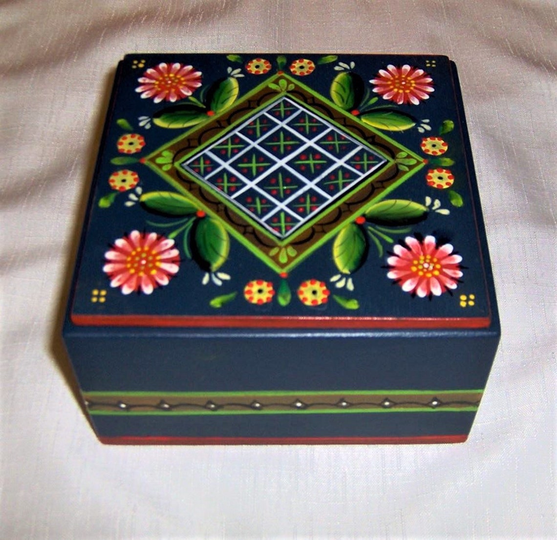 Square Wooden "os" Box Packet. - Etsy