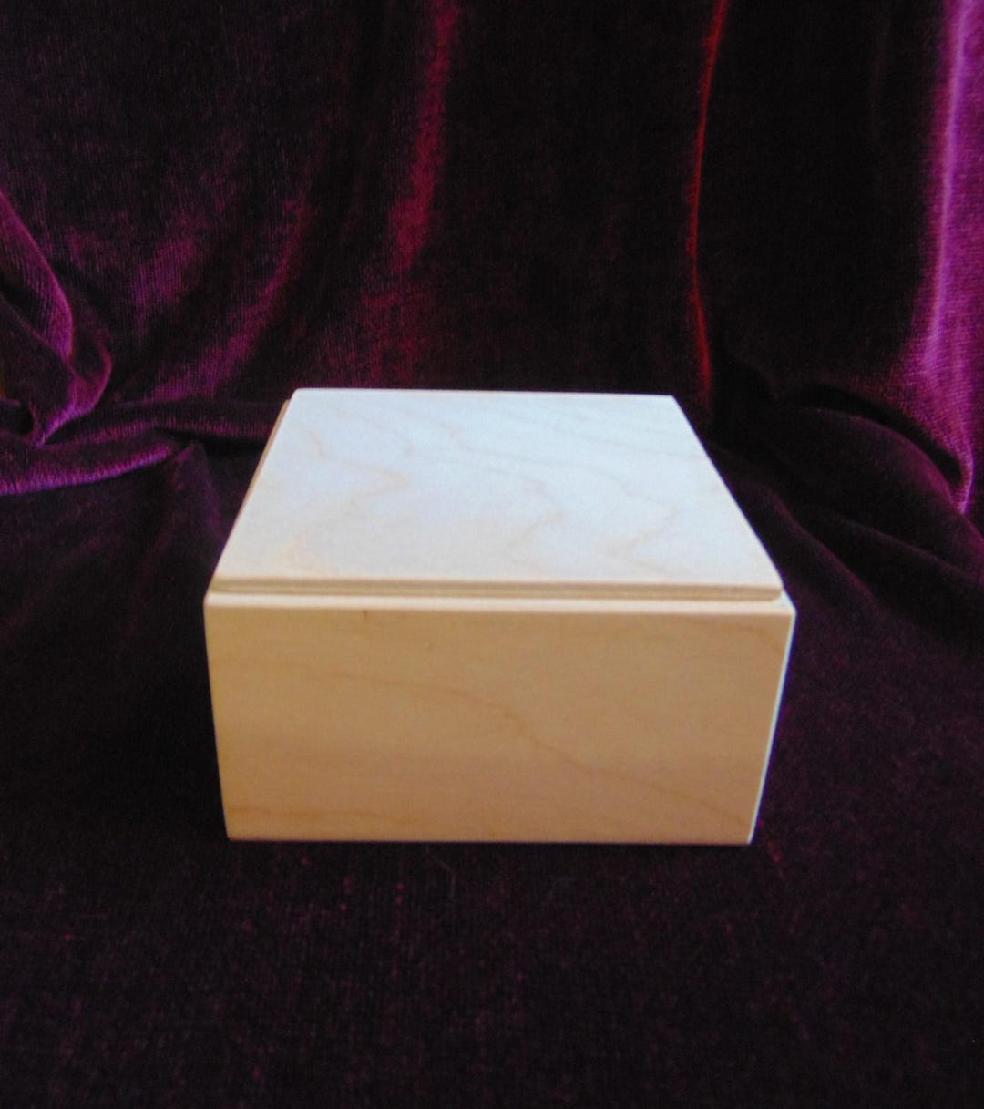 Square, 6-inch Basswood Box. Unfinished. - Etsy