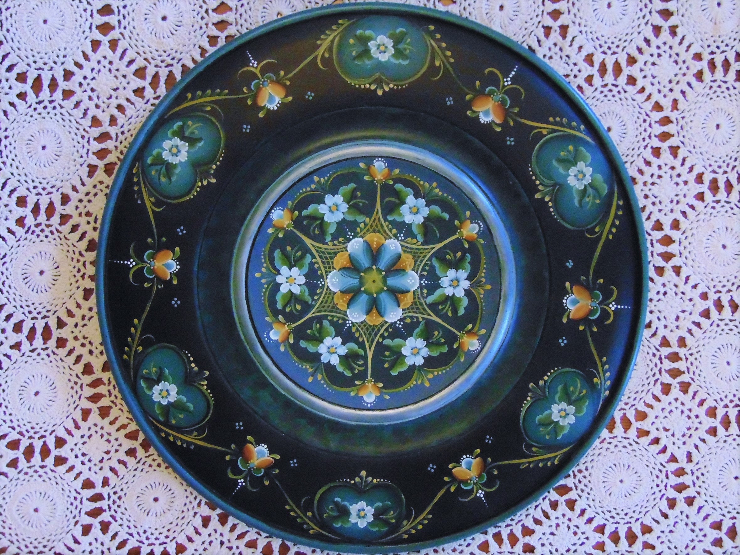 DESIGN PACKET for "winter Blue" Seasonal Plate.plate Sold Separately ...