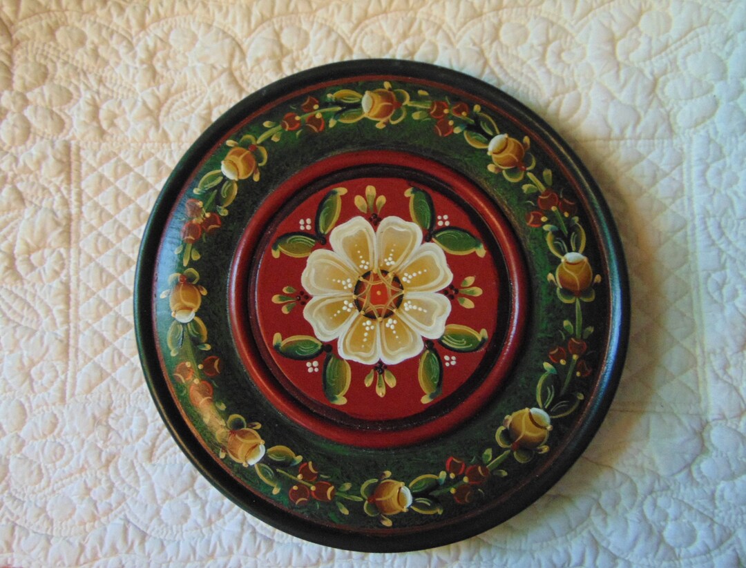 DESIGN PACKET Rosemaling Design Packet for 8-inch Rogaland Plate. - Etsy