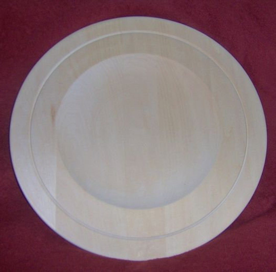 Hand Turned, 12- Inch, "cut-in" Rim Bowl. Ready to Paint! - Etsy