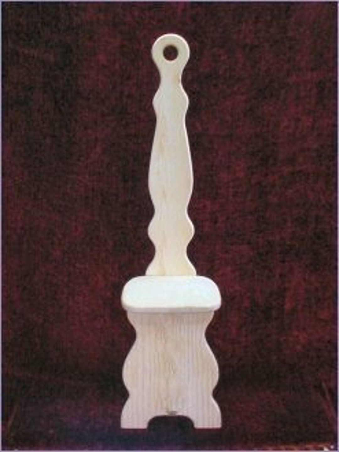 Wooden Pouting Chair - Etsy