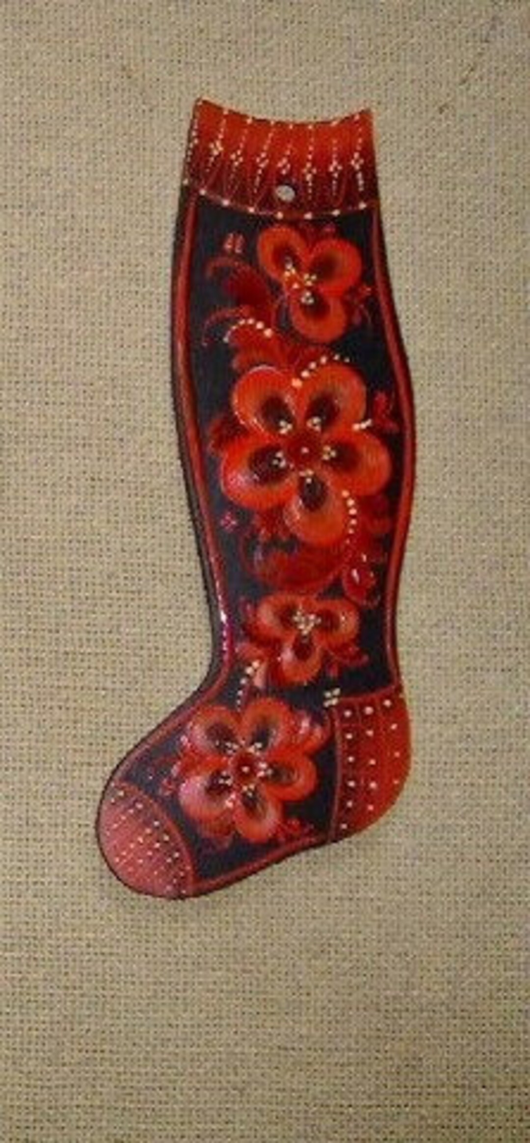DESIGN PACKET: Rosemaling Raudsaumsmaling red Embroidery Stocking. - Etsy