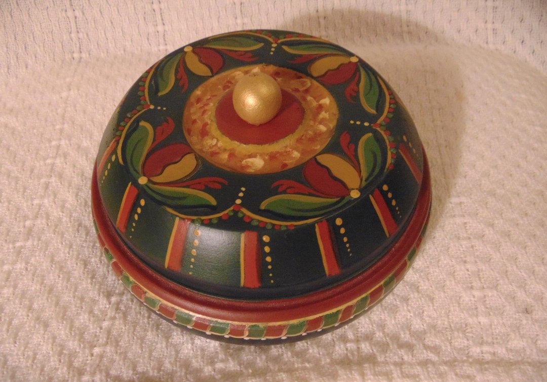 DESIGN PACKET, 6 Inch Bowl, Vest Agder Style of Rosemaling - Etsy