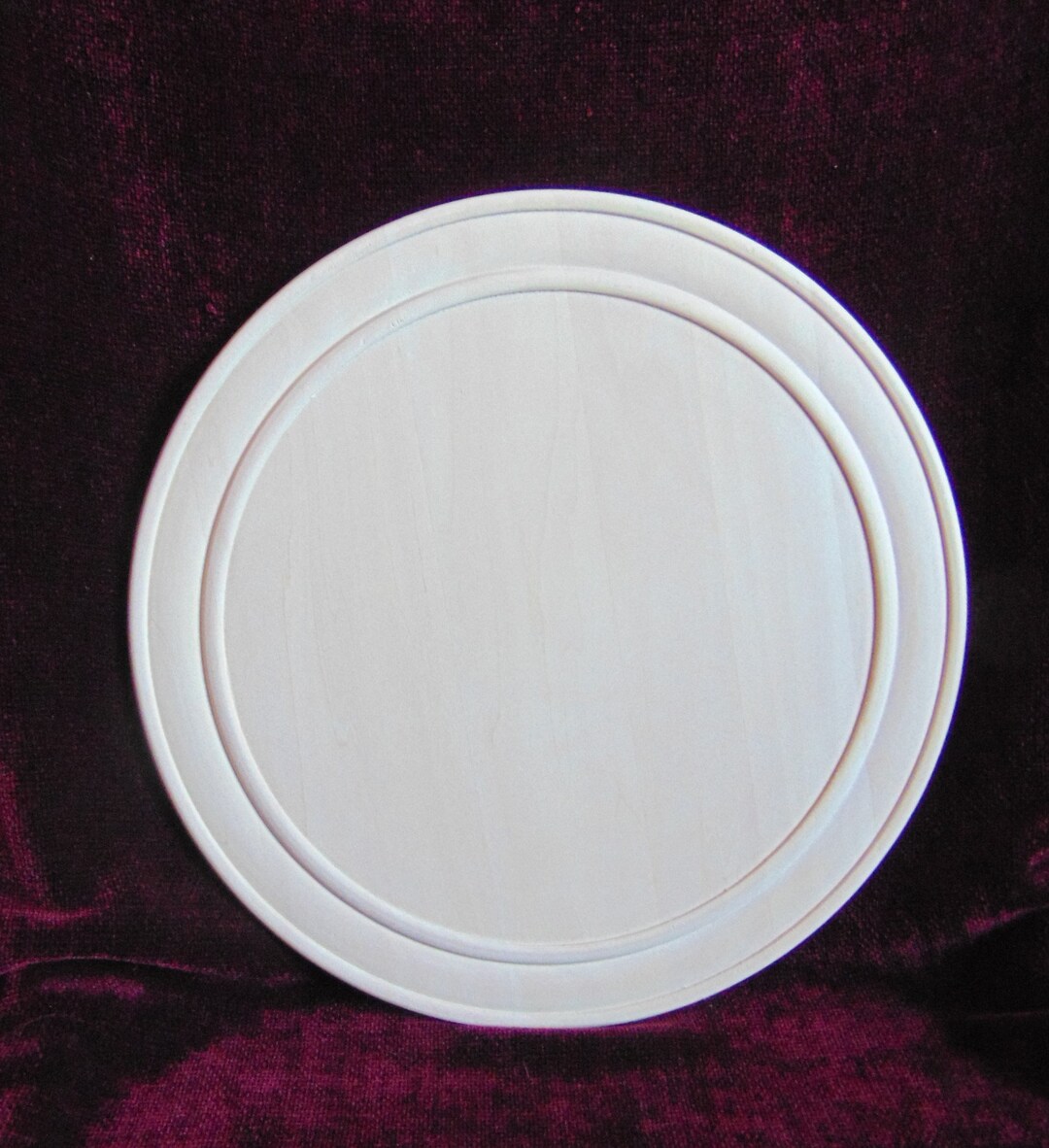 20-inch Narrow Rimmed, Double Beaded Basswood Plate - Etsy