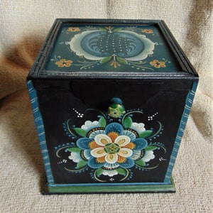 DESIGN PACKET, Norwegian "slide Box" in American Rogaland Style of ...