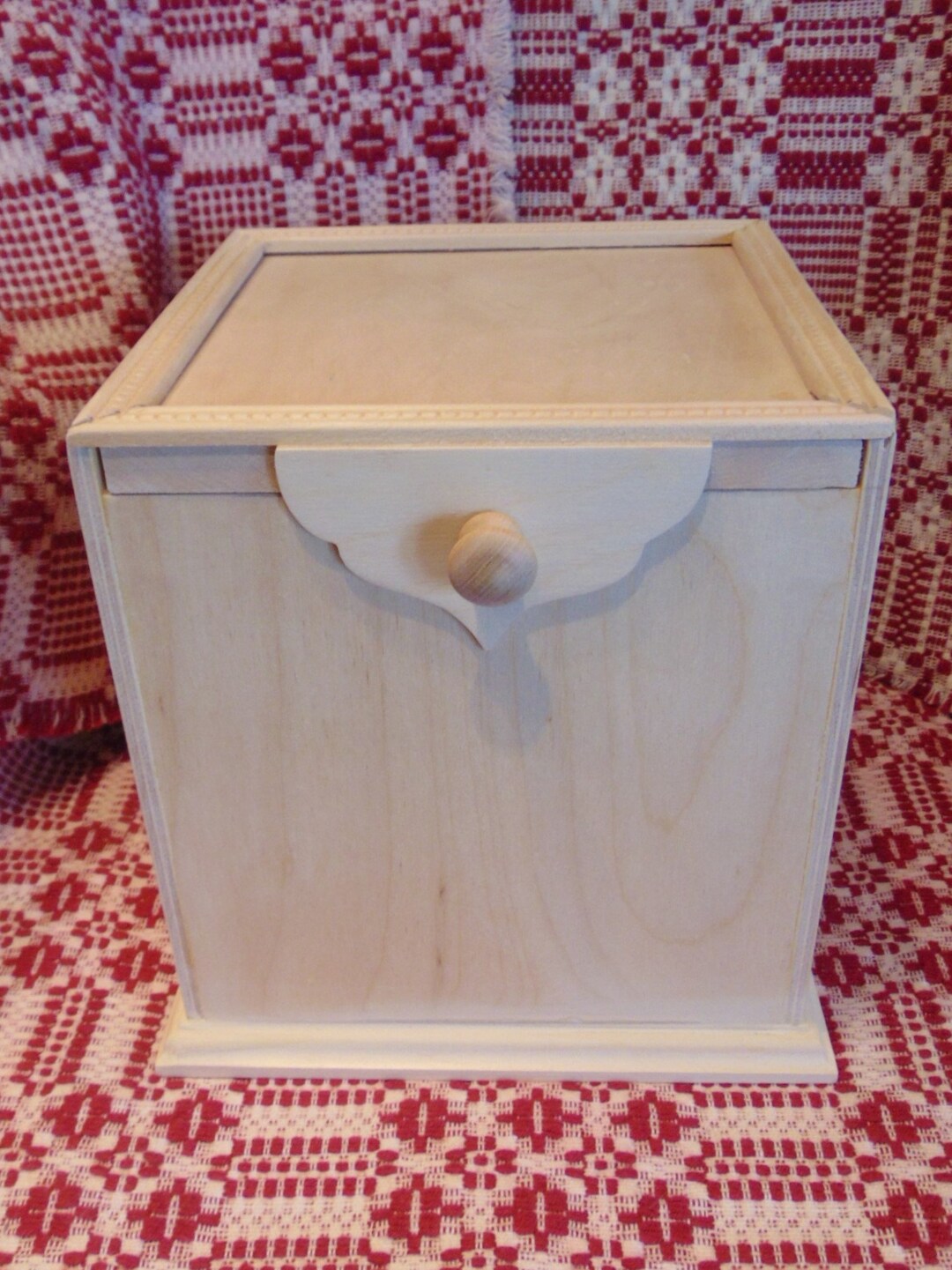 Norwegian Square Basswood "slide" Box - Etsy