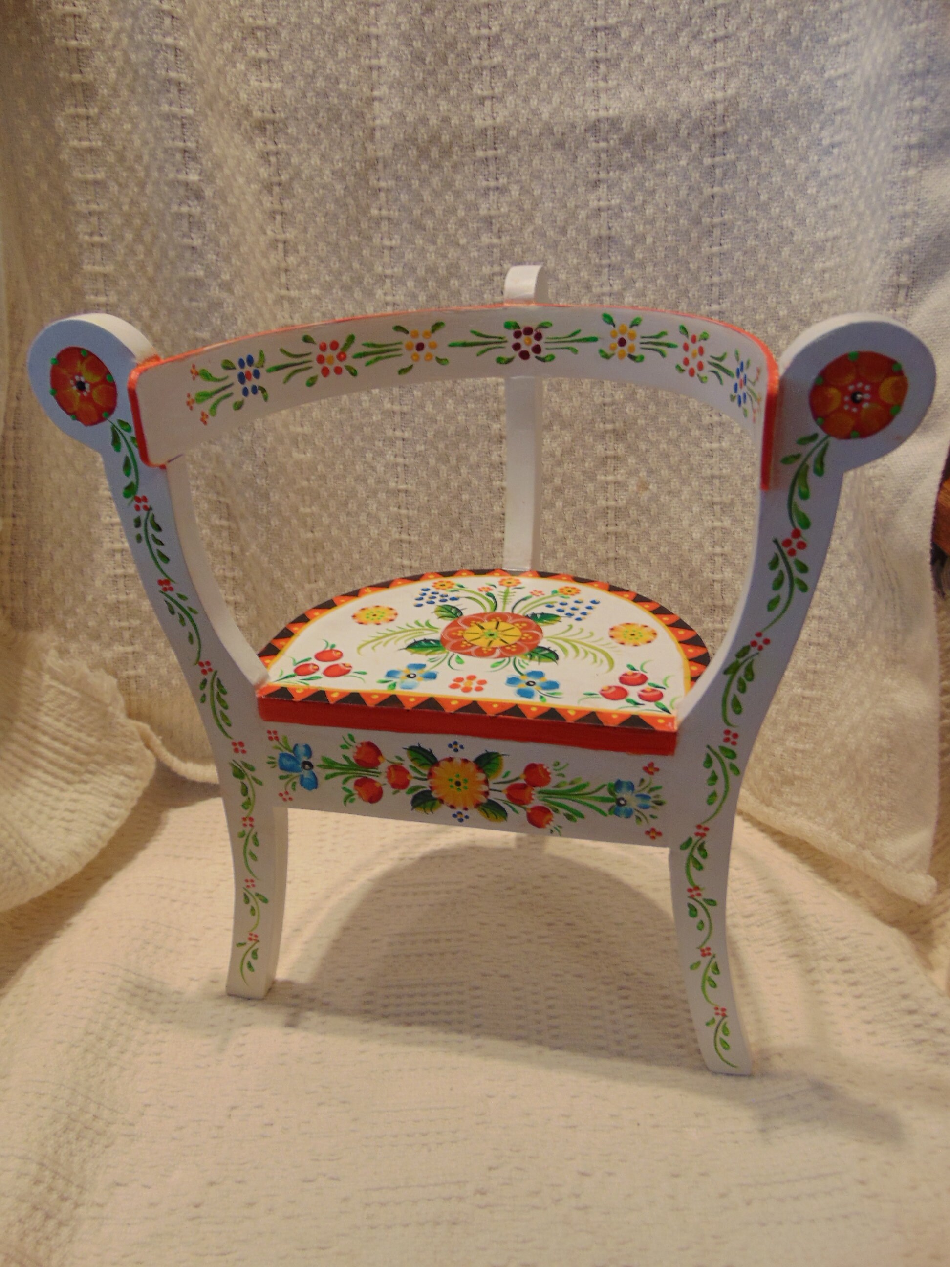 DESIGN PACKET: Rosemaling, Os Miniature Three Legged Chair. - Etsy