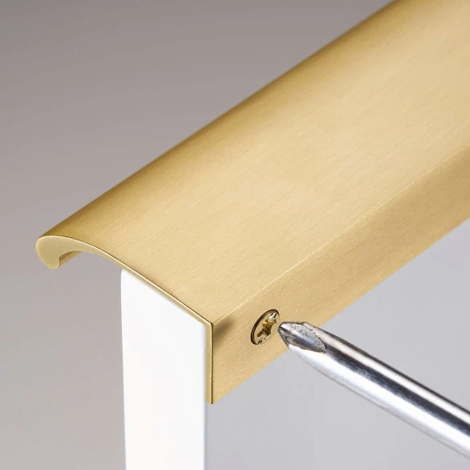 Stromstad // Gold Contemporary Handle Pulls Hardware for | Etsy