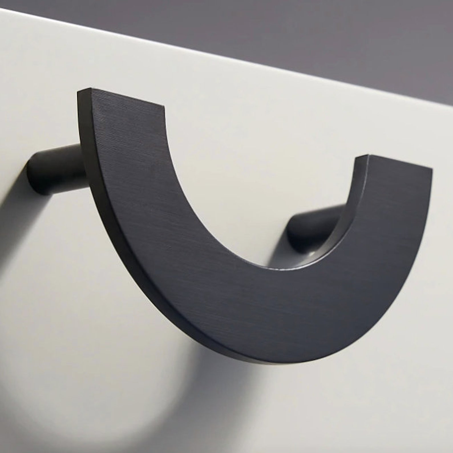 Tervo // Solid Brass Semi-circular Handle Pulls Hardware for | Etsy