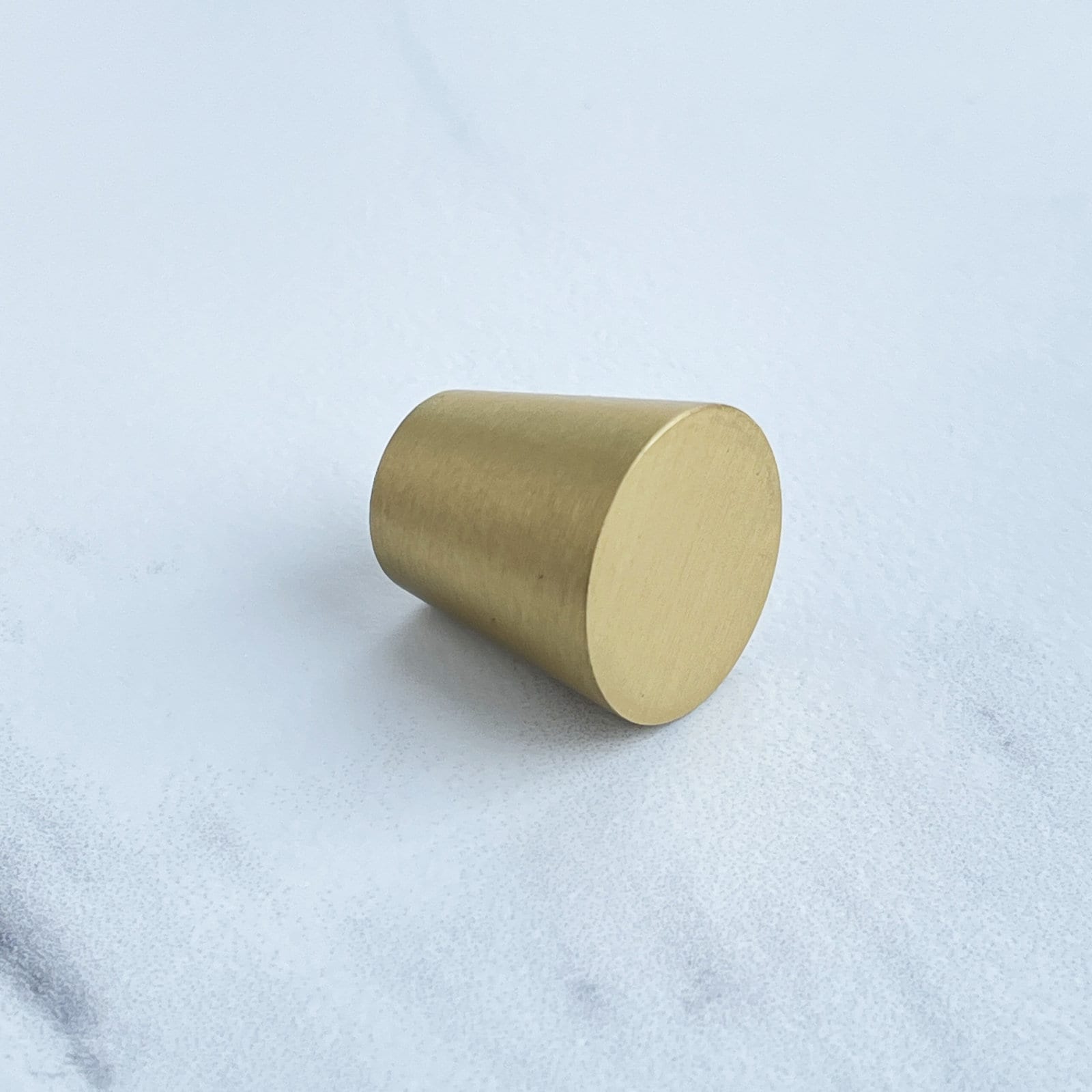 Svedala // Contemporary Solid Brass Cone Knobs - Etsy