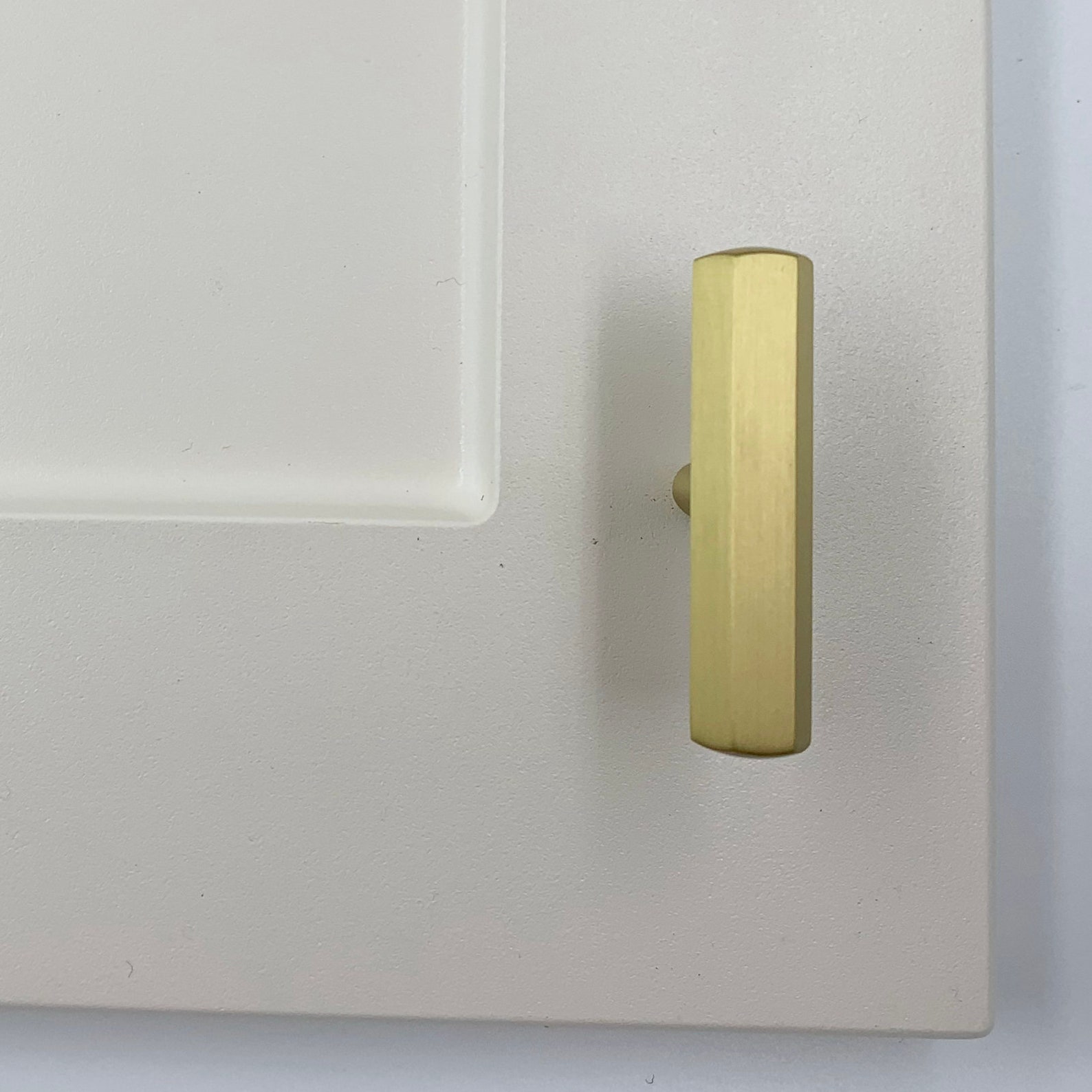 Edefors // Gold Hexagon Handle Pulls. Solid Brass Hardware for | Etsy