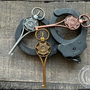 CHP Handcuff Key Challenge Coin - Etsy