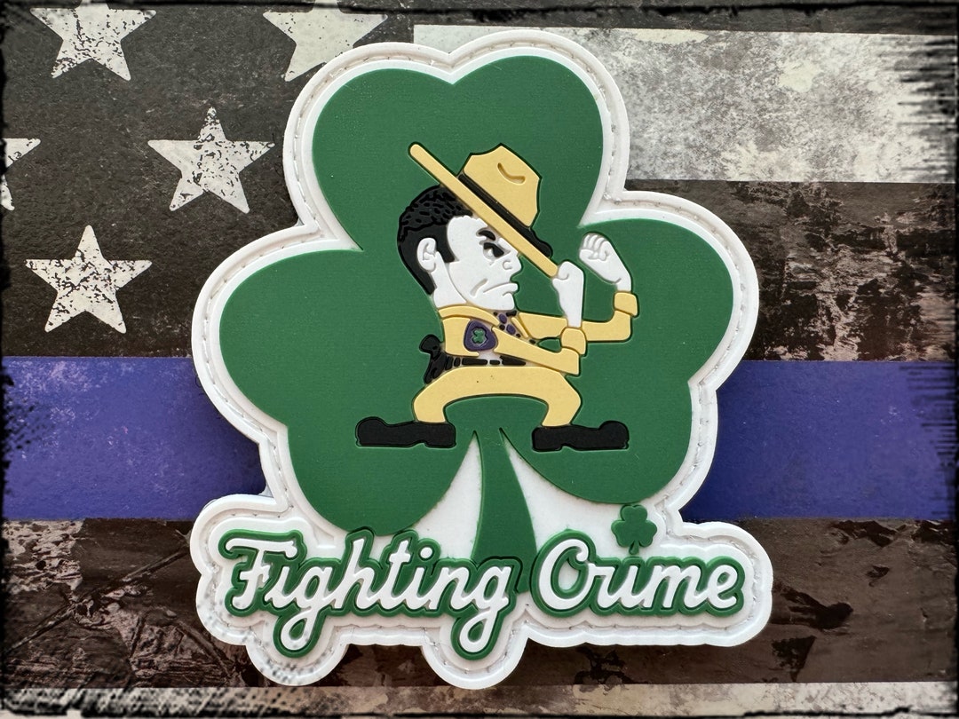 Fighting Crime PVC Patch - Etsy