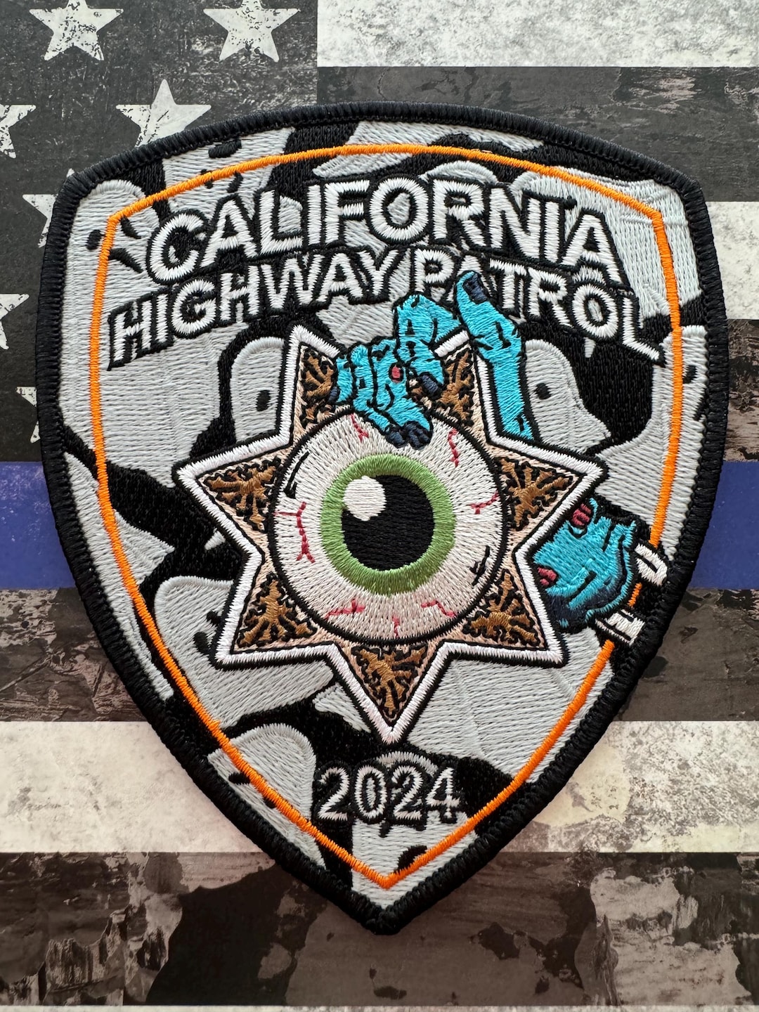 2024 Novelty Halloween CHP Patch - Etsy