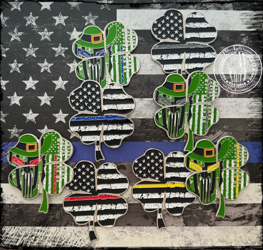 Four Leaf Clover Challenge Coin - Etsy