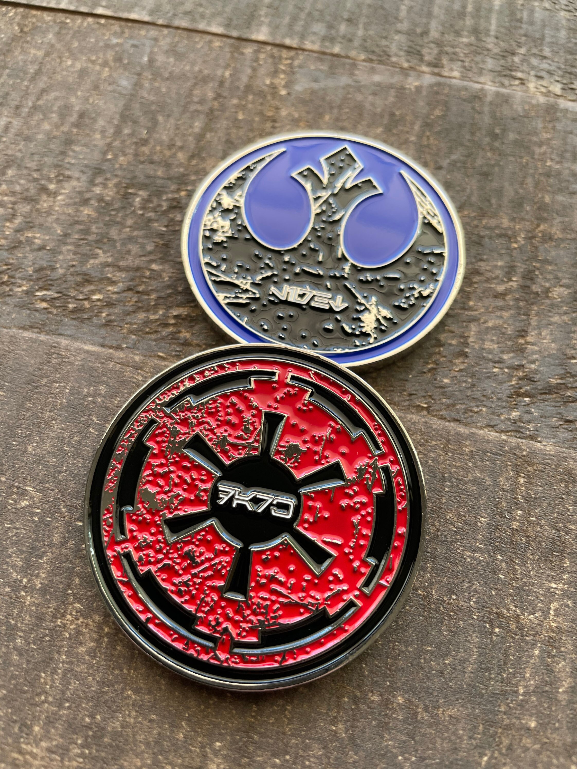 Light Side/ Dark Side Challenge Coin - Etsy