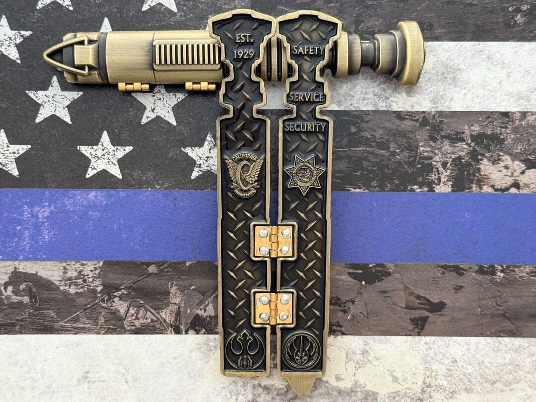 CHP Light Saber Challenge Coin - Etsy