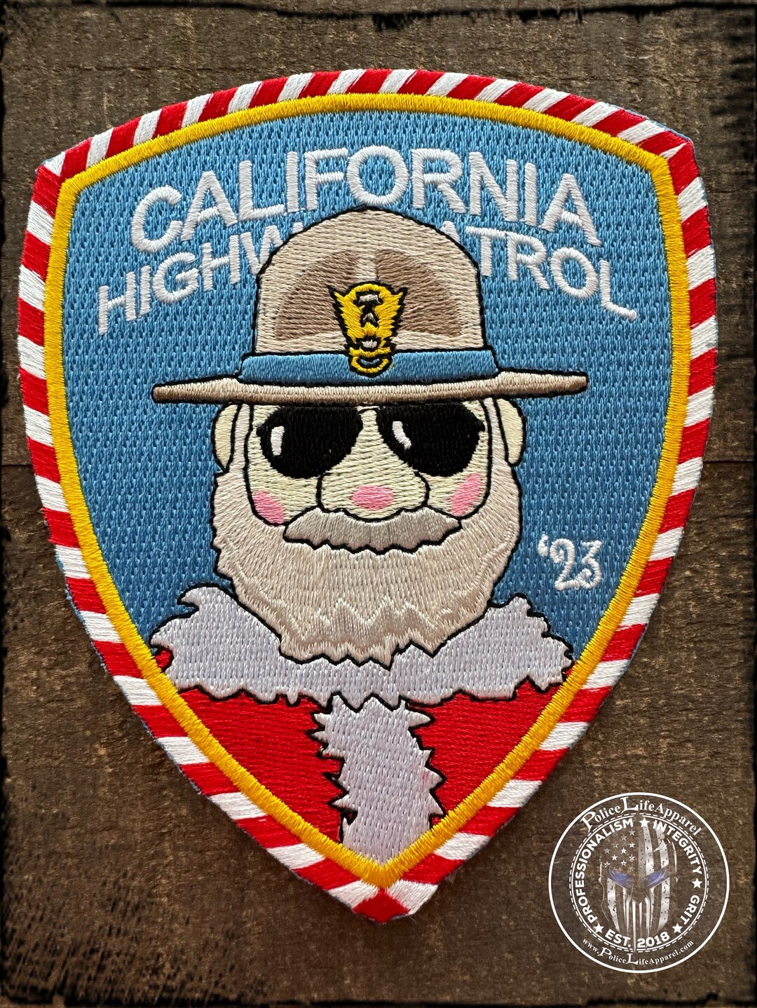 2023 Novelty Christmas CHP Patch - Etsy
