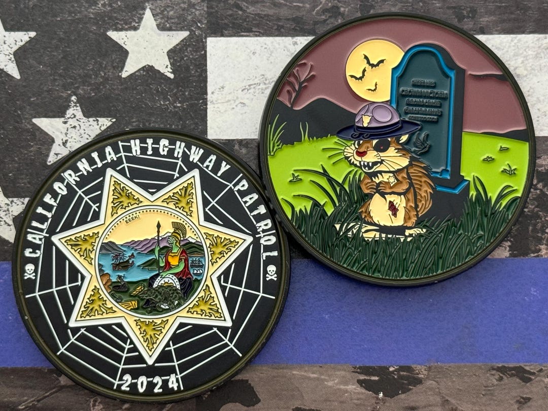 CHP 2024 Halloween Challenge Coin - Etsy