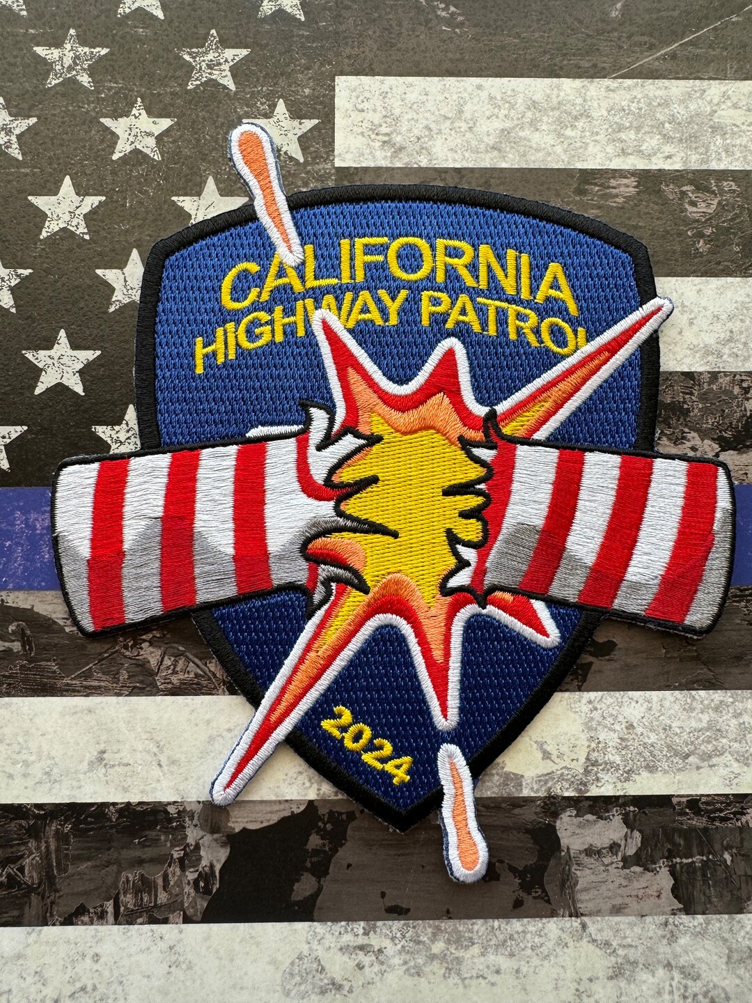 July the 4th (independence Day) 2024 CHP Patch - Etsy
