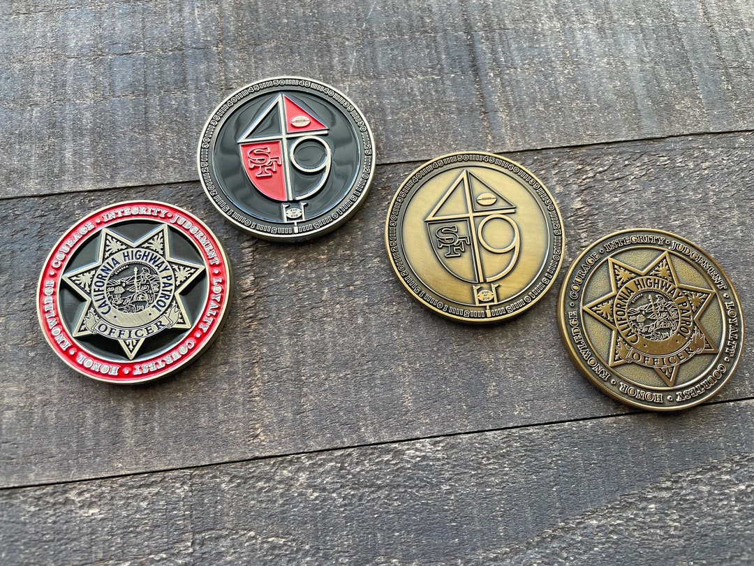 49er CHP Challenge Coin(s) - Etsy