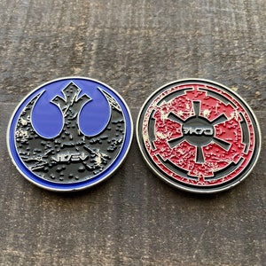 Light Side/ Dark Side Challenge Coin - Etsy