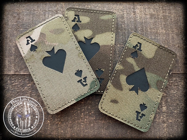 Ace of Spades Camo 3” Patch - Etsy