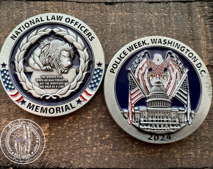 2024 Police Week Challenge Coin - Etsy