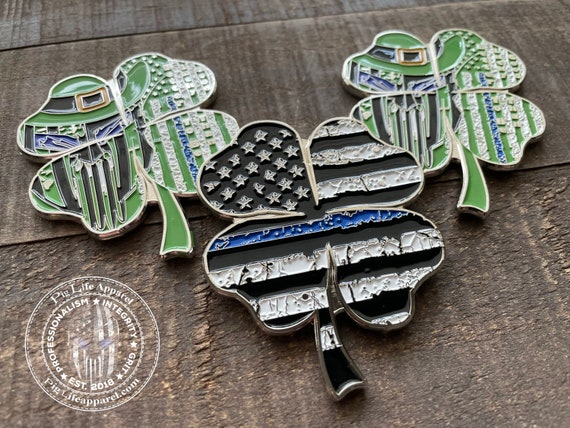 Four Leaf Clover Challenge Coin | Etsy
