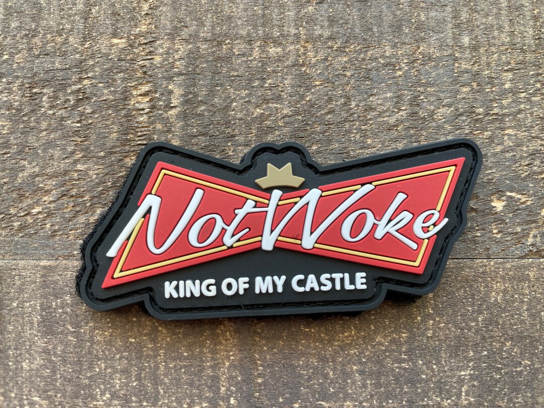 Not Woke PVC Patch - Etsy