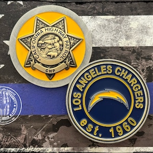 CHP CA NFL Challenge Coin(s) - Etsy