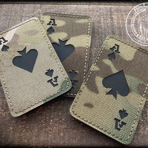 Ace of Spades Camo 3” Patch - Etsy