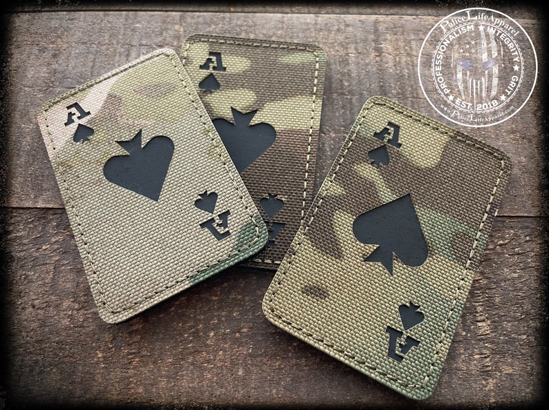 Ace of Spades Camo 3” Patch - Etsy