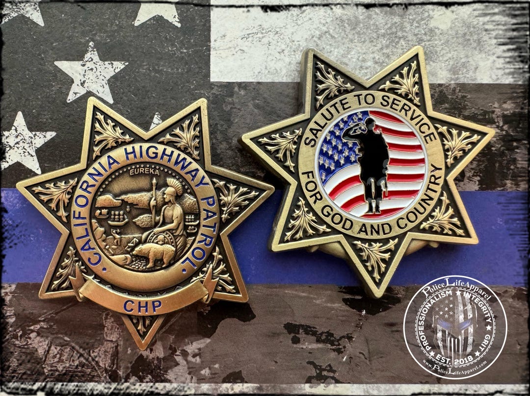 Salute to Service Challenge Coin - Etsy