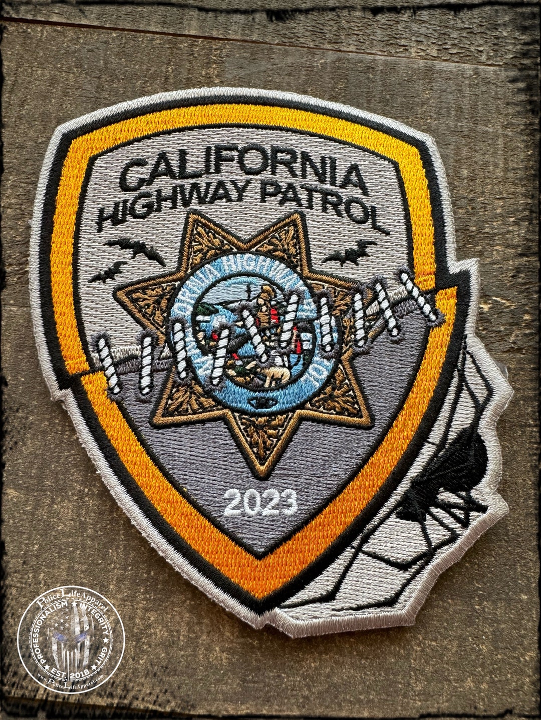 2023 Novelty Halloween CHP Patch - Etsy
