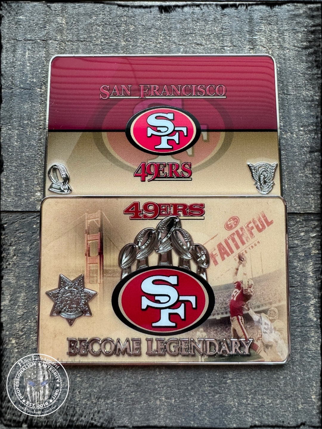 49er Legendary Challenge Coin - Etsy