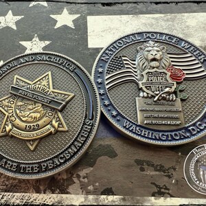 2025 Police Week Challenge Coin - Etsy