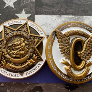 CHP Central Division Challenge Coin - Etsy