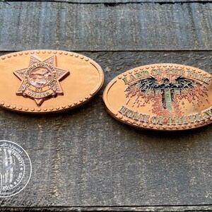Rolled Penny Challenge Coin - Etsy