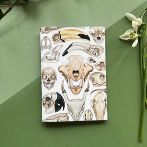 Handmade Pocket Notebook - Skulls, Mini Notebook, A6 Notebook - Etsy