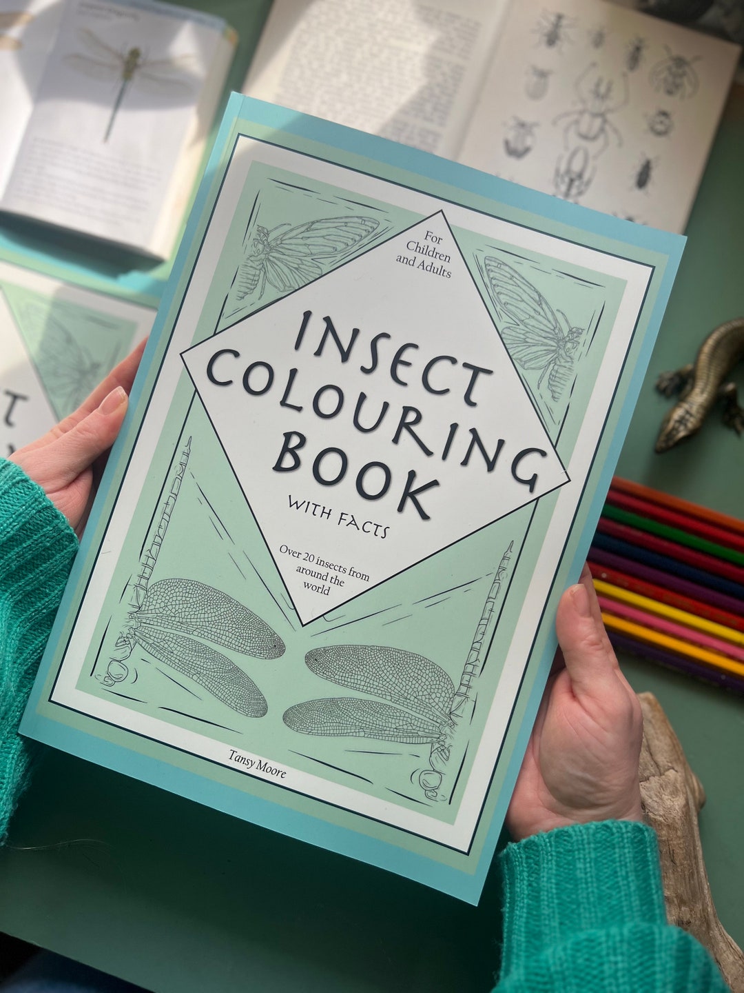 Factual Insect Colouring Book, Entomology Colouring, Entomology Gifts ...