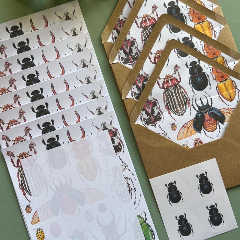 Letter Writing Set - Etsy