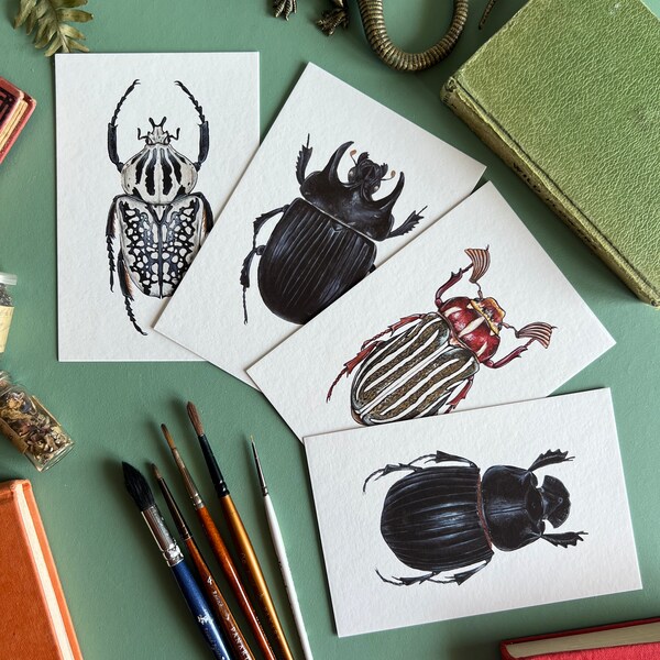 Beetle Print - Etsy